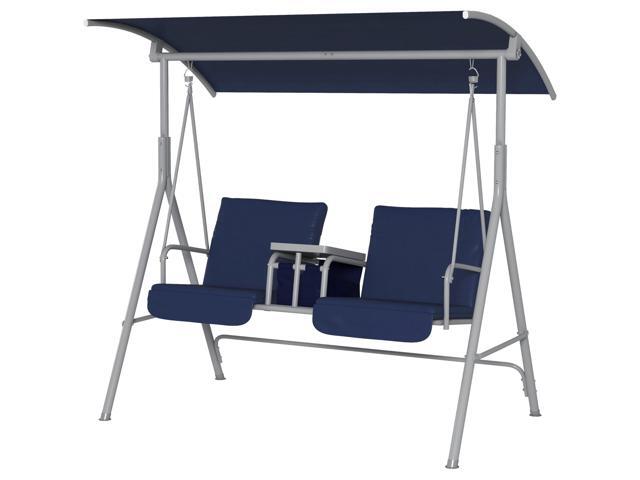 Click here for Aosom 2-Seater Outdoor Porch Swing with Canopy and... prices