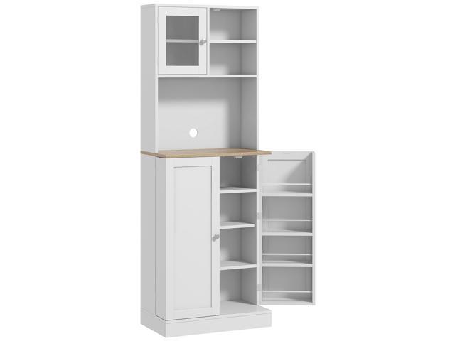 Click here for Aosom 66.5 Tall Kitchen Pantry Cabinet  Kitchen Hu... prices