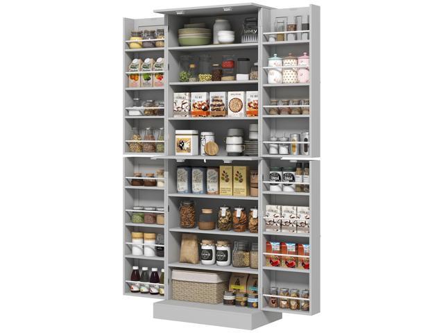Click here for Aosom 65 Kitchen Cabinet  Kitchen Pantry Cabinet w... prices
