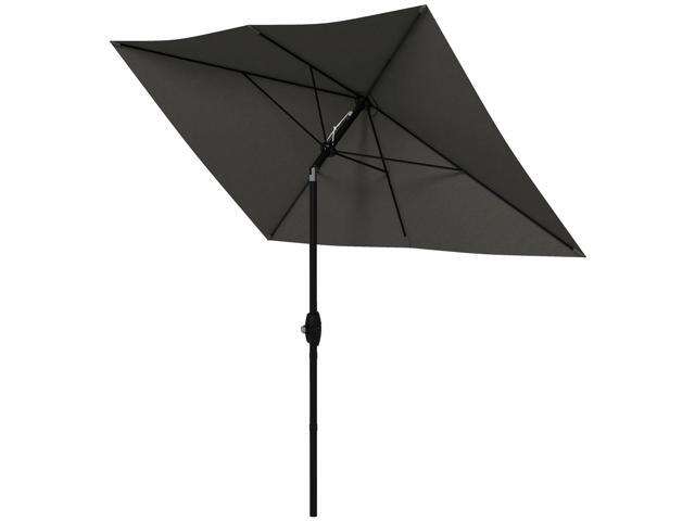 Click here for Aosom 6.5 x 10 Rectangular Outdoor Patio Table Mar... prices