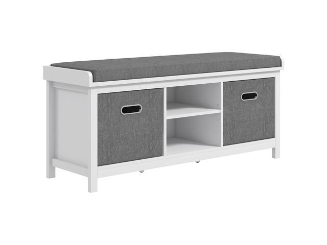 Click here for Aosom Shoe Storage Bench with Cushioned Seat  Entr... prices