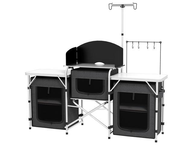 Click here for Aosom Aluminum Camping Kitchen  Portable Folding C... prices