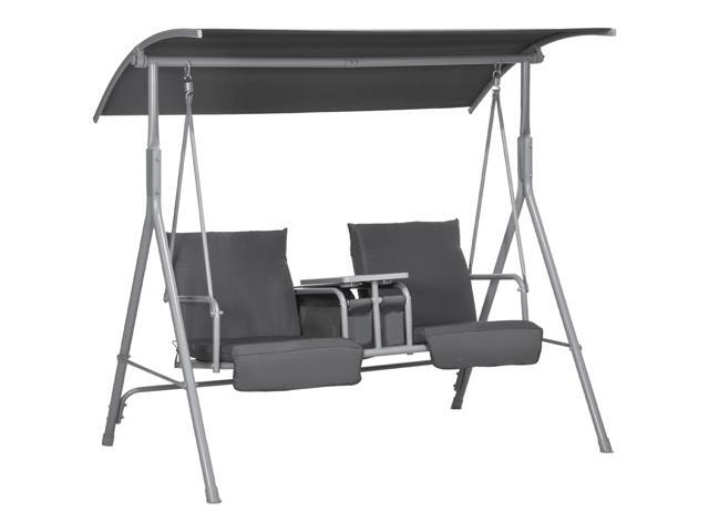 Click here for Aosom 2-Seater Outdoor Porch Swing with Canopy and... prices