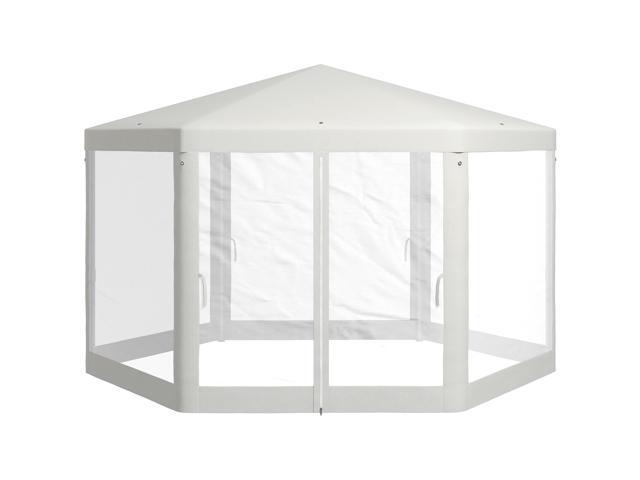 Click here for Aosom 13 x 11 Outdoor Party Tent  Hexagon Sun Shad... prices