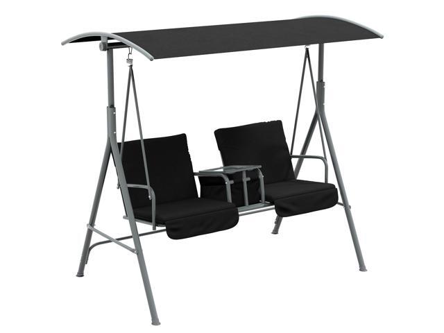 Click here for Aosom 2-Seater Outdoor Porch Swing with Canopy and... prices