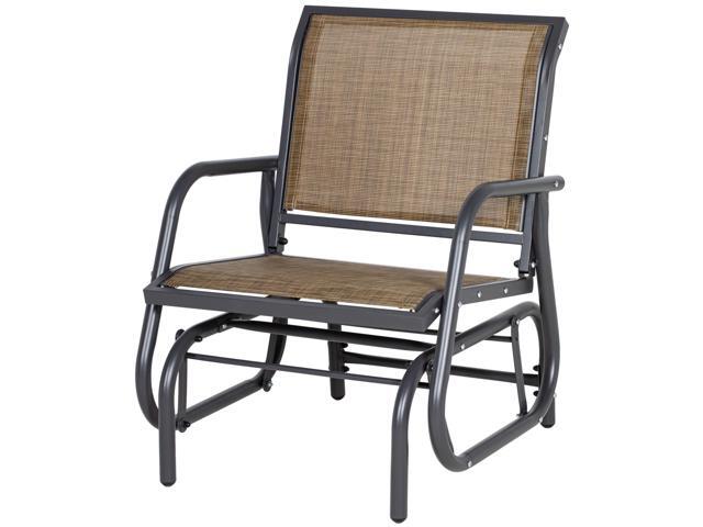 Click here for Aosom Outdoor Glider Chair  Steel Swing Chai with... prices
