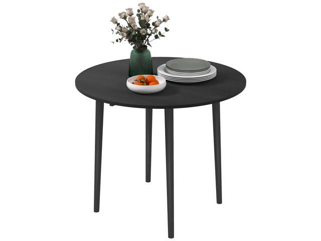 Click here for Aosom Folding Dining Table  Round Drop Leaf Kitche... prices