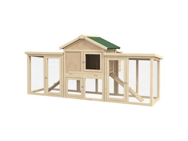 Click here for Aosom Wooden Chicken Coop ith Nesting Box  Double... prices