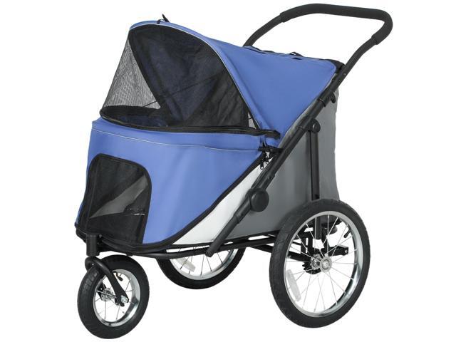 Click here for Aosom 3 Wheels Dog Stroller w/ One-Hand Fold  Rubb... prices