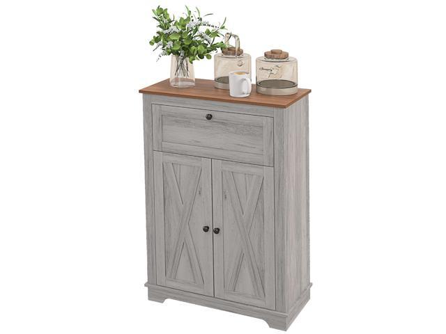 Click here for Aosom Farmhouse Sideboard Storage Cabinet with Doo... prices