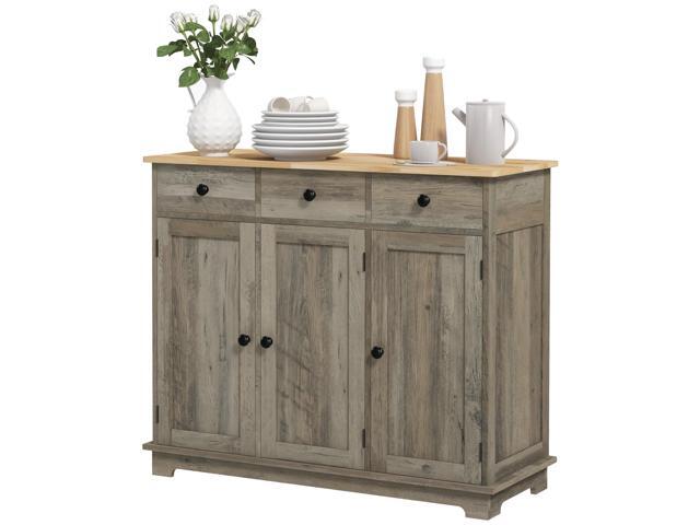 Click here for Aosom Kitchen Storage Cabinet  Sideboard Floor Cup... prices