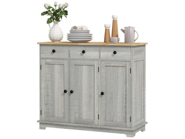 Click here for Aosom Kitchen Storage Cabinet  Sideboard Floor Cup... prices