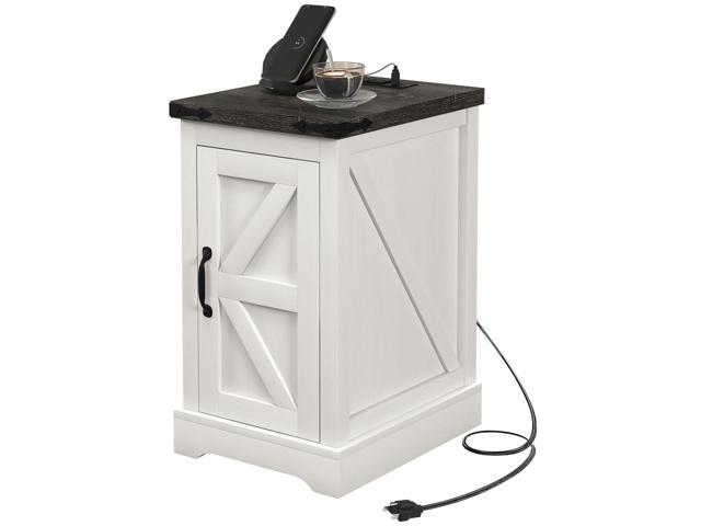 Click here for Aosom Farmhouse End Table with Storage  Side Table... prices