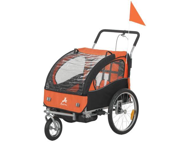 Click here for AosomAosom 2-Seat Elite 360 Swivel Bike Trailer fo... prices