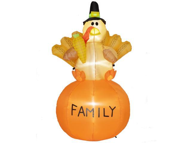 Click here for Aosom 4.9ft Inflatable Thanksgiving Turkey  Blow U... prices