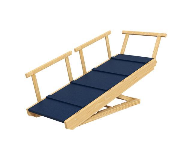 Click here for Aosom Dog Ramp  Adjustable Height Pet Steps  Folda... prices