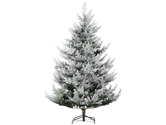 Click here for Aosom 7.5 FT Artificial Christmas Tree  Flocked Hi... prices