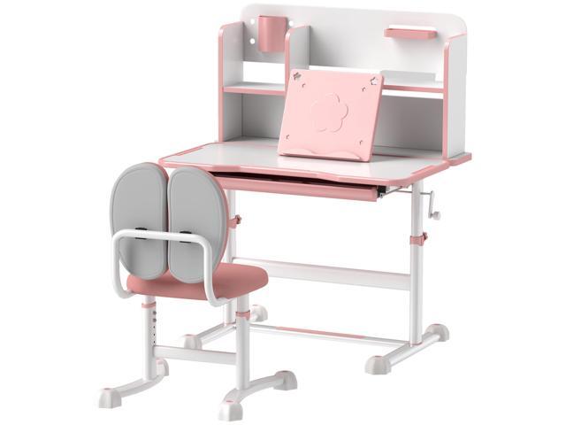 Click here for AosomQaba Height Adjustable Kids Desk and Chair Se... prices
