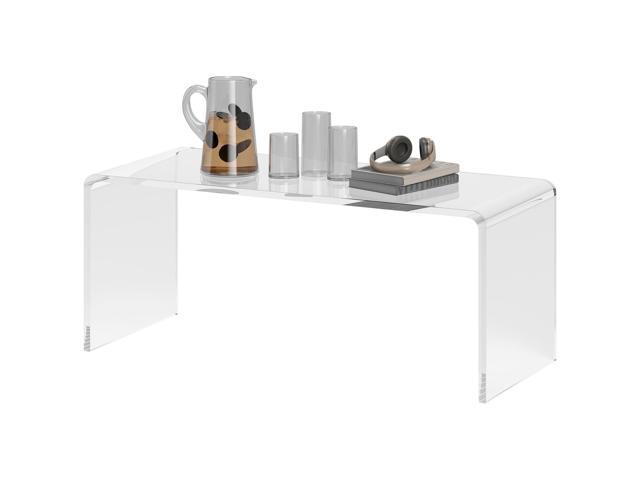 Click here for Aosom Acrylic Coffee Table 39 Long Rectangle Tea T... prices
