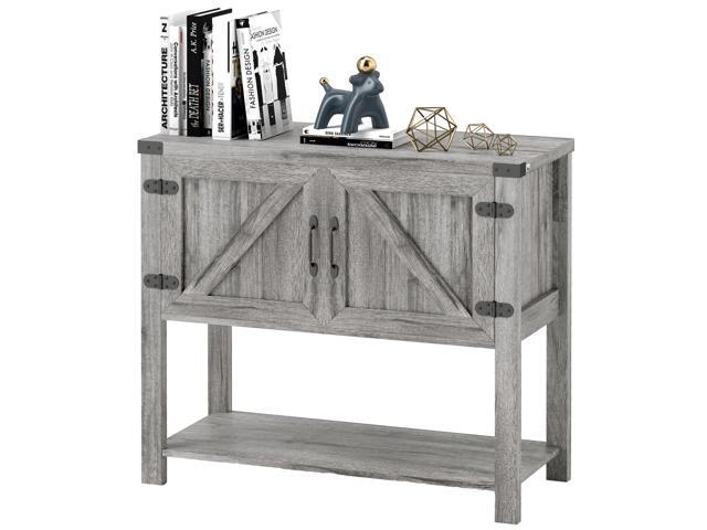 Click here for Aosom Farmhouse Double Door Coffee Bar Cabinet  Ki... prices