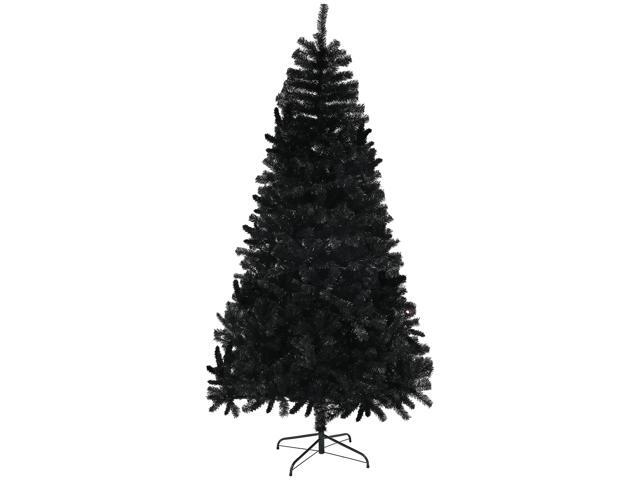 Click here for Aosom 7.5ft Unlit Artificial Black Christmas Tree... prices