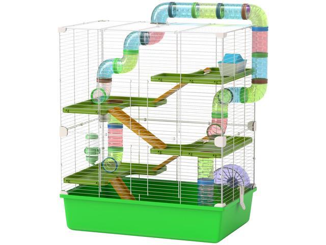 Click here for Aosom 23 5-Tier Hamster Cage with Wheel and Water... prices