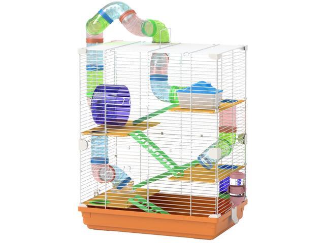 Click here for Aosom 5 Tiers Hamster Cage Portable Animal Travel... prices