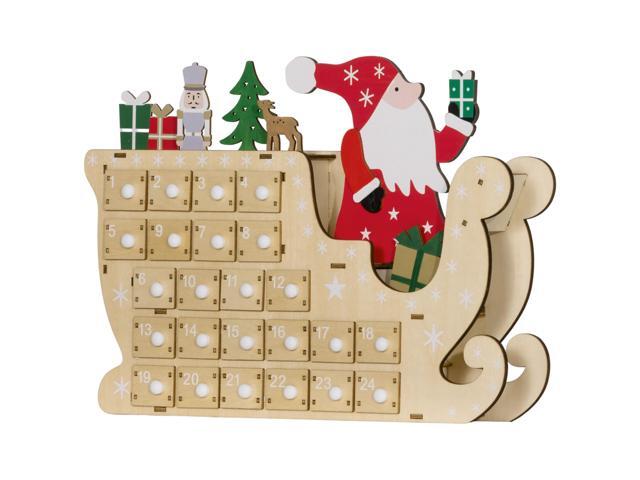 Click here for Aosom Wooden Christmas Advent Calendar with 24 Cou... prices