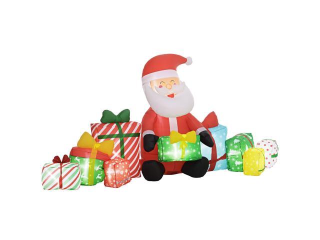 Click here for Aosom 4.4 Inflatable Santa Claus and Gift Boxes w/... prices