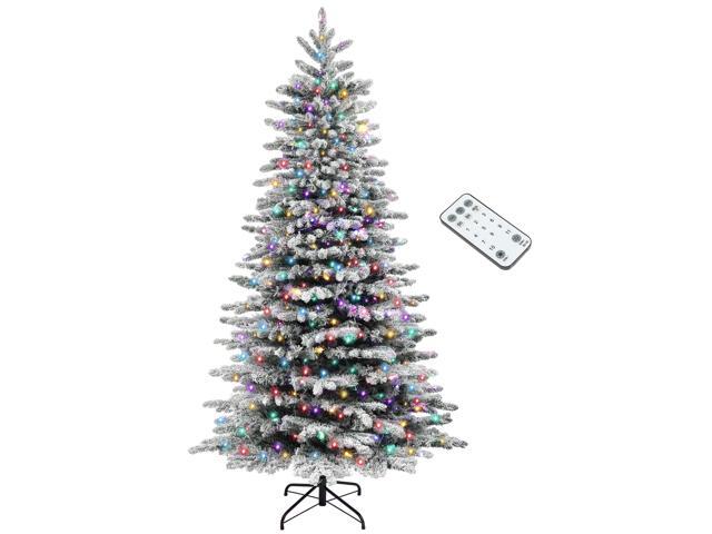 Click here for Aosom 6.5ft Snow Flocked Artificial Christmas Tree... prices