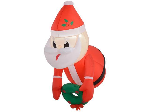 Click here for Aosom 3.4 Inflatable Santa Claus Holding Wreath w/... prices