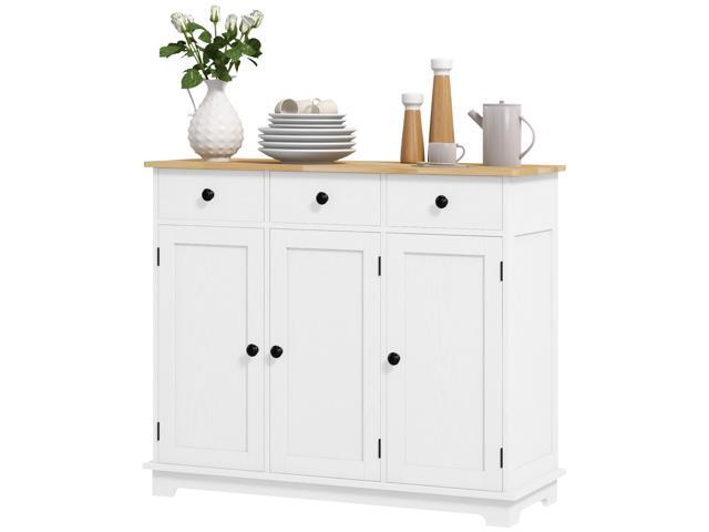 Click here for Aosom Kitchen Storage Cabinet  Sideboard Floor Cup... prices