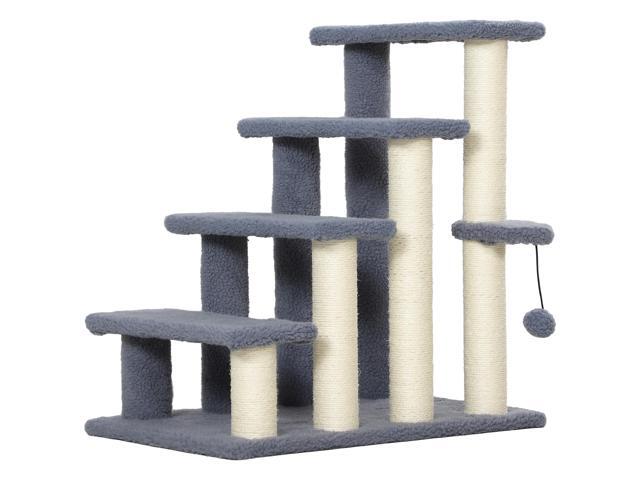 Click here for Aosom 4 Levels Cat Steps with Scratching Posts for... prices