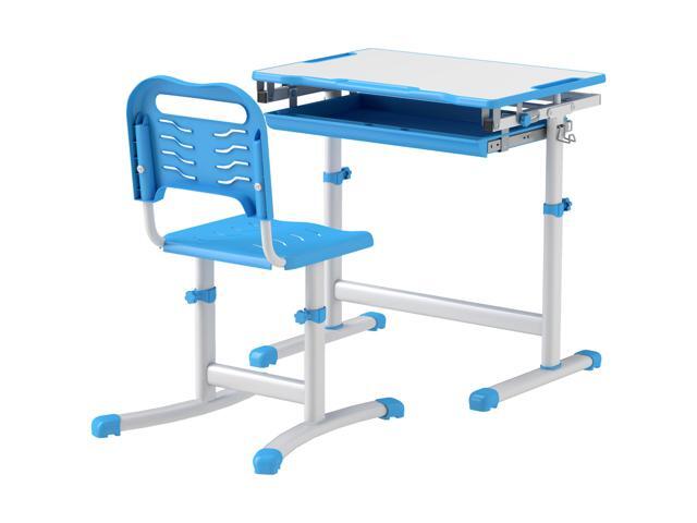 Click here for AosomQaba Height Adjustable Kids Desk and Chairs S... prices