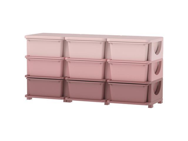 Click here for AosomQaba 29.5 3 Tier Kids Storage Unit Dresser To... prices