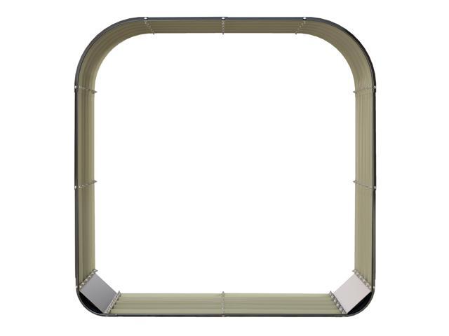 Click here for Aosom Wood Shed Galvanized Steel Firewood Storage... prices