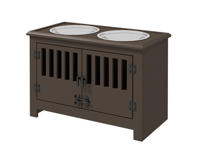 Click here for Aosom Dog Food Storage Cabinet with Bowls & Dog Fe... prices