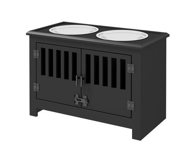 Click here for Aosom Dog Food Storage Cabinet with Bowls & Dog Fe... prices