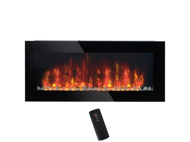 Click here for Aosom 41.3 1500W Electric Wall-Mounted Fireplace w... prices