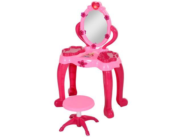 Click here for AosomQaba Kids Vanity Set with Mirror and Stool  L... prices