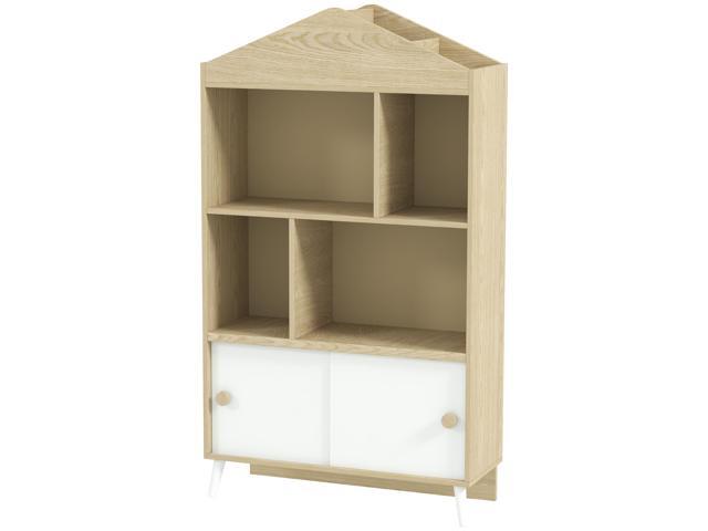 Click here for AosomQaba 4-Cubby Childrens Toy Shelf  Kids Booksh... prices