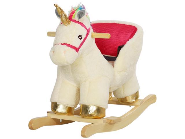 Click here for AosomQaba Kids Rocking Horse  Unicorn with Realist... prices