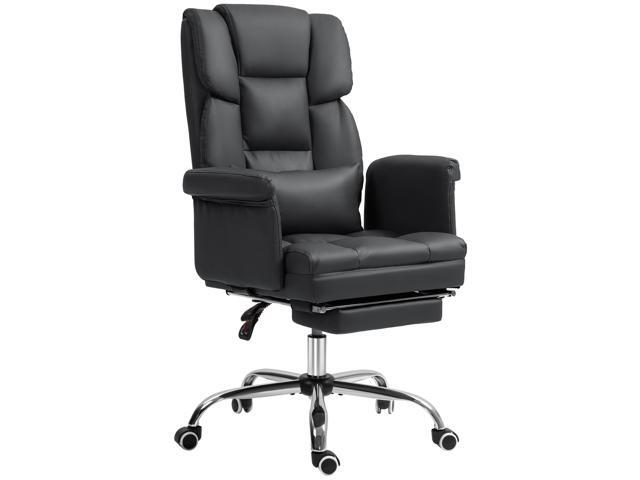 Click here for Aosom Executive Office Chair with Footrest and Lum... prices
