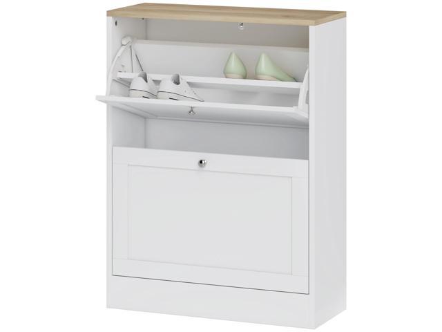 Click here for Aosom Slim Shoe Storage Cabinet  Modern Shoe Cabin... prices