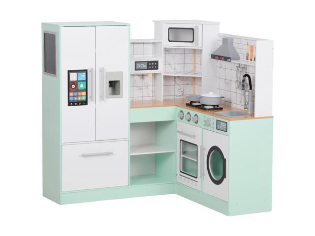 Click here for AosomQaba Play Kitchen  Corner Kids Kitchen Playse... prices