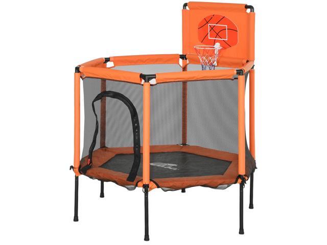 Click here for AosomQaba 48 Kids Trampoline with Safety Enclosure... prices