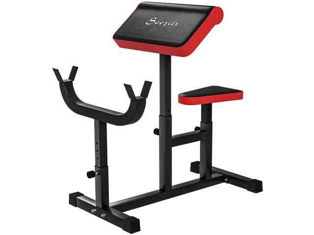 Click here for AosomSoozier 265 LBS Preacher Curl Bench for Stren... prices