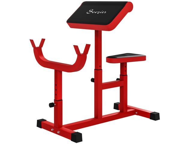 Click here for AosomSoozier 265 LBS Preacher Curl Bench for Stren... prices