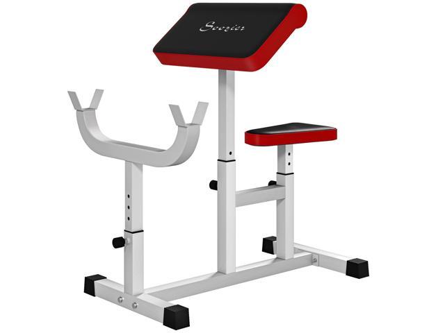 Click here for AosomSoozier 265 LBS Preacher Curl Bench for Stren... prices