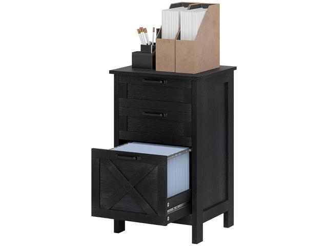 Click here for Aosom Vertical File Cabinet with 3 Drawers  Rustic... prices